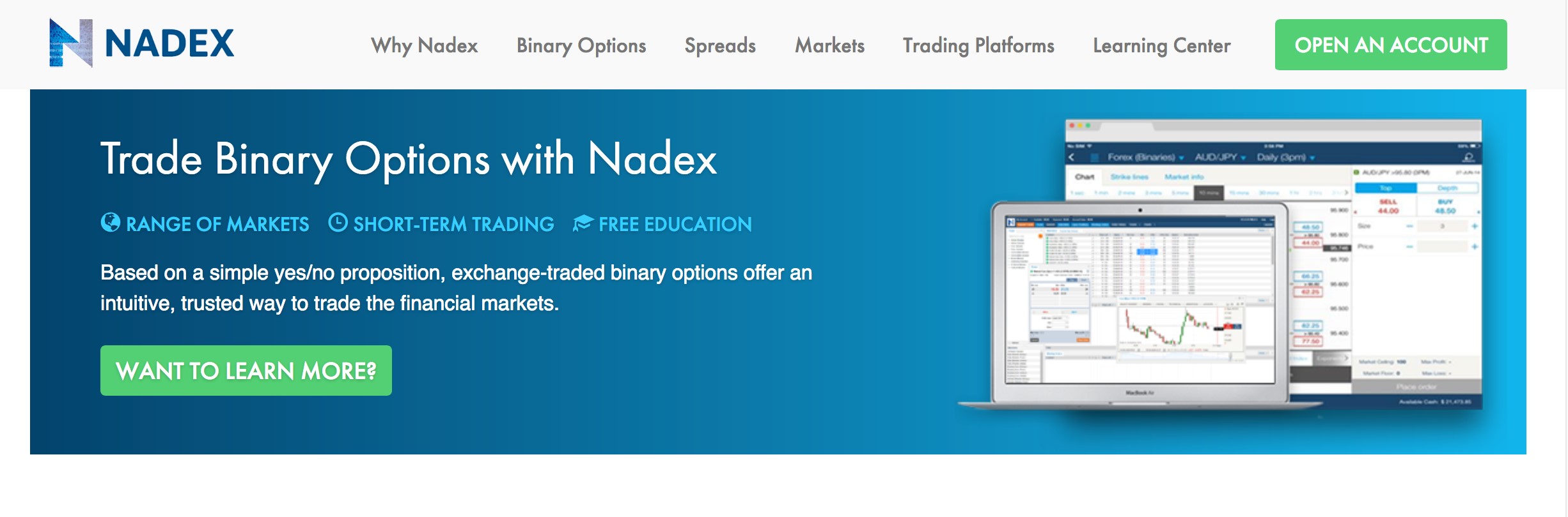 nadex 1 - Fast Binary Options nadex 1 - Fast Binary Options